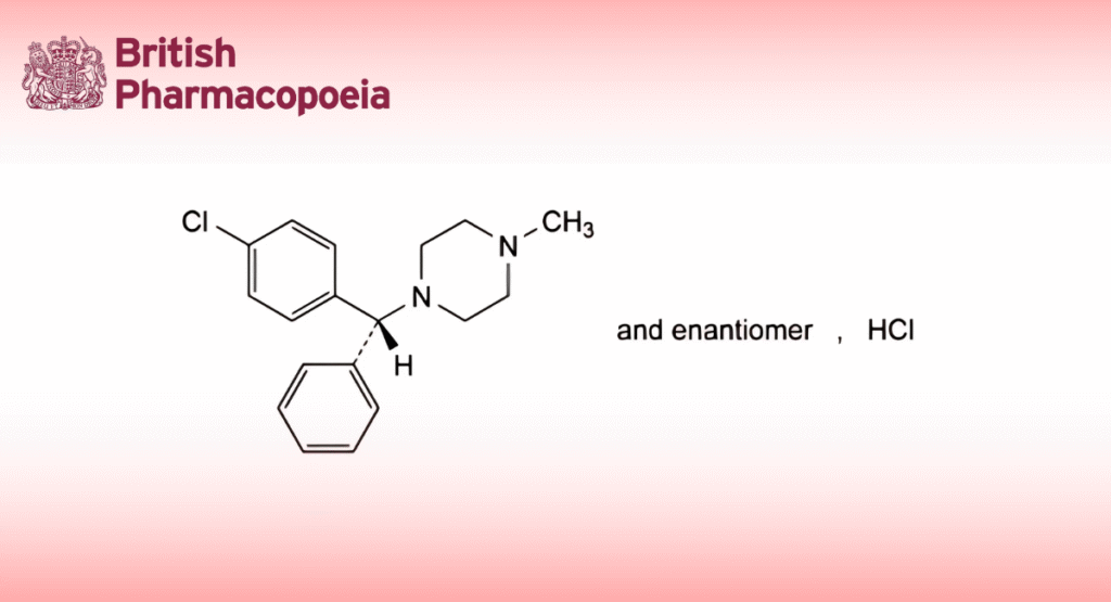 Chlorcyclizine Hydrochloride - Definition, Characters - British ...