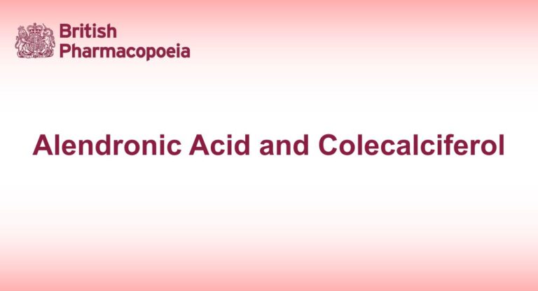 Alendronic Acid and Colecalciferol Tablets - Definition, Characters ...
