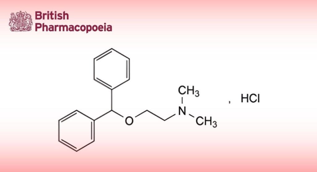 Diphenhydramine Hydrochloride - Definition, Characters - British ...