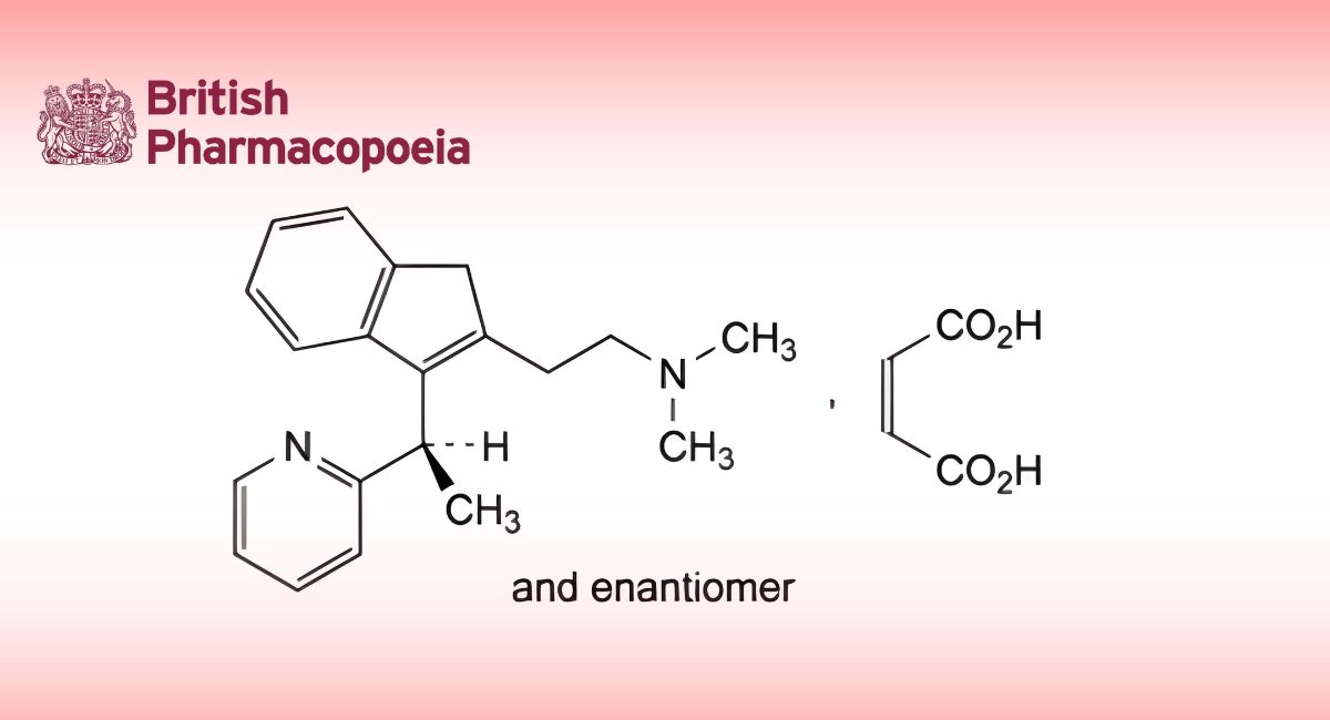Dimetindene Maleate - Definition, Characters - British Pharmacopeia 2025
