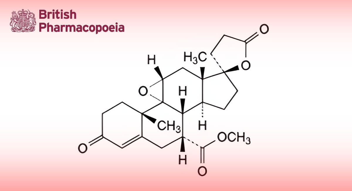 Eplerenone- Definition, Characters- British Pharmacopoeia 2025