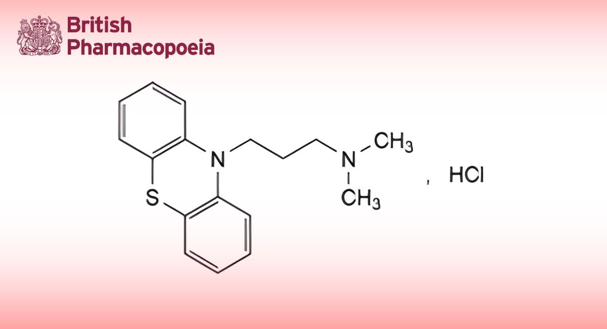 Promazine Hydrochloride- Definition, Characters- British Pharmacopoeia 2025