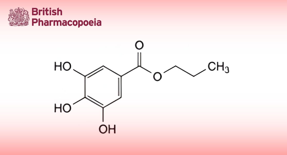 Propyl Gallate- Definition, Charcaters- British Pharmacopoeia 2025