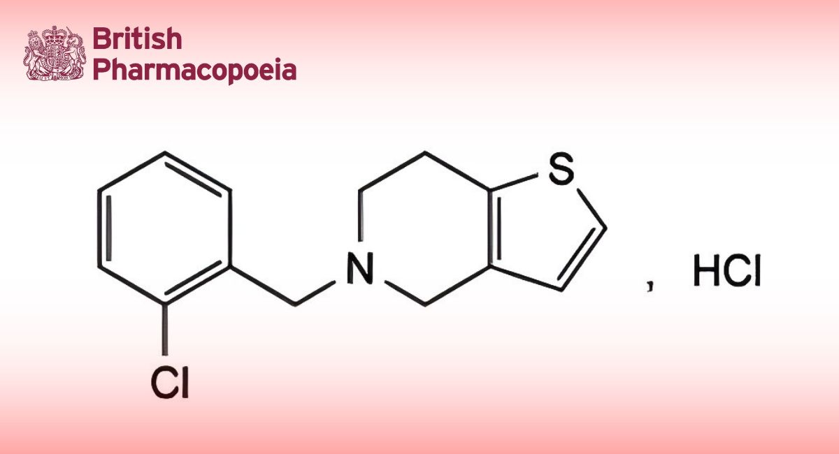 Ticlopidine Hydrochloride - Definition, Characters - British ...
