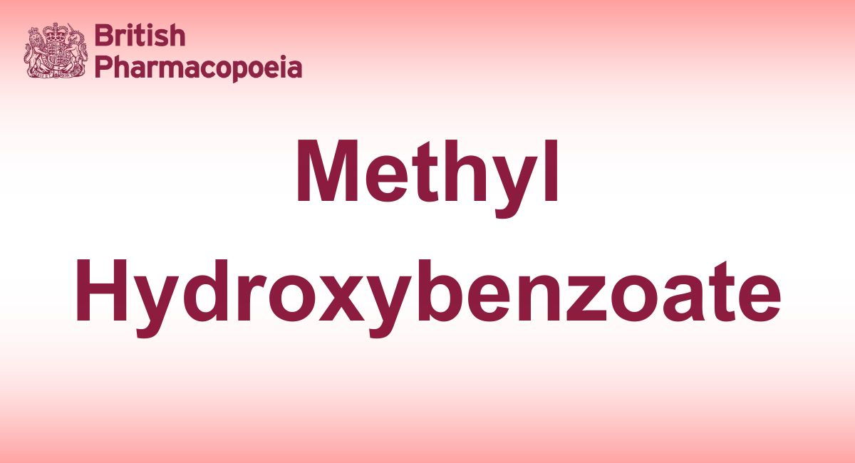 Methyl Hydroxybenzoate - Definition, Characters - British Pharmacopoeia ...