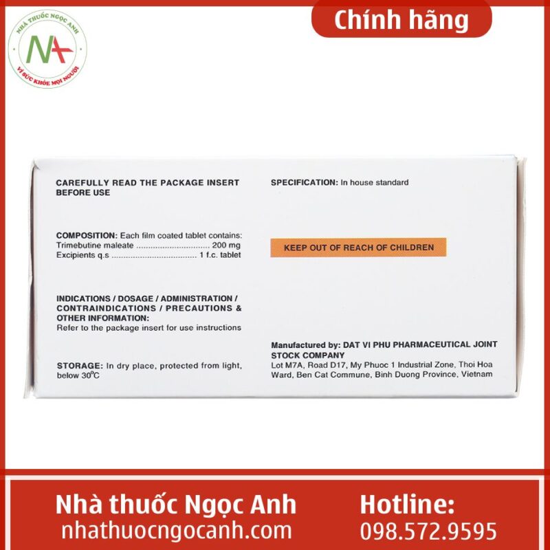 Thuốc Tributel 200mg là thuốc gì, uống trước hay sau ăn, giá bao nhiêu ...