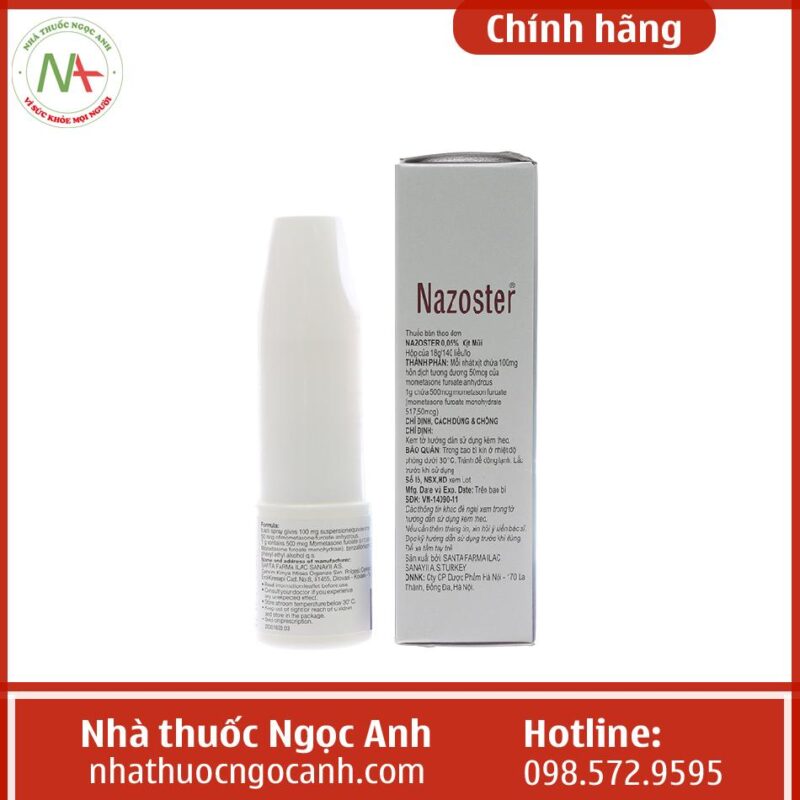 Thuốc xịt mũi Nazoster có tốt không, giá bao nhiêu, mua ở đâu?
