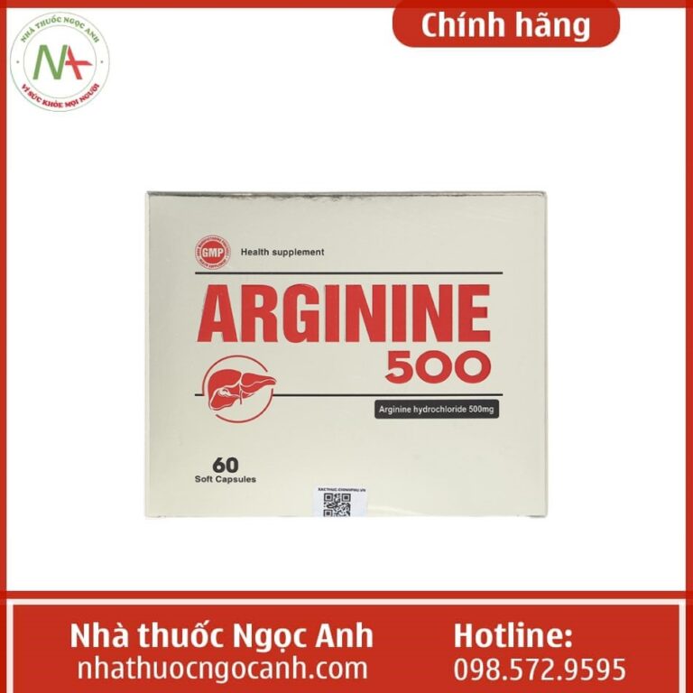 Thuốc Arginine 500 Dược phẩm Gia Nguyễn giá bao nhiêu, mua ở đâu