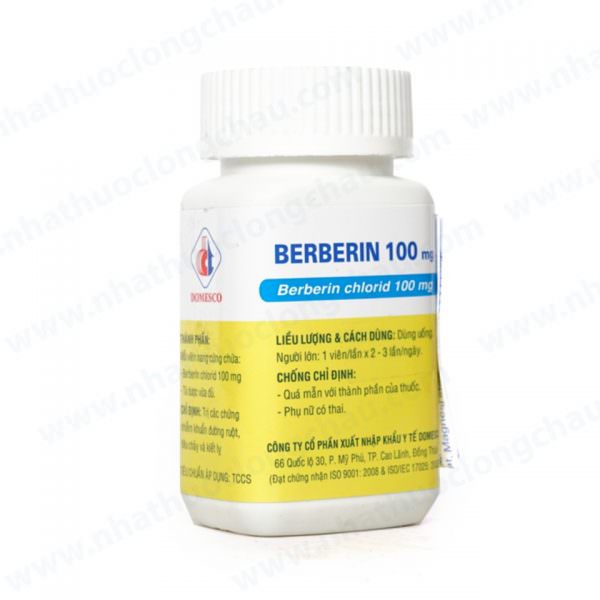 Thuốc Berberin 100mg - Nhà thuốc online Ngọc Anh