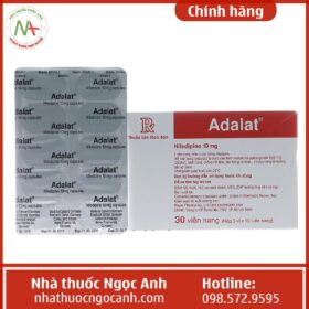 Thuốc Adalat 10mg là thuốc gì, có tác dụng gì, giá bao nhiêu, mua ở đâu