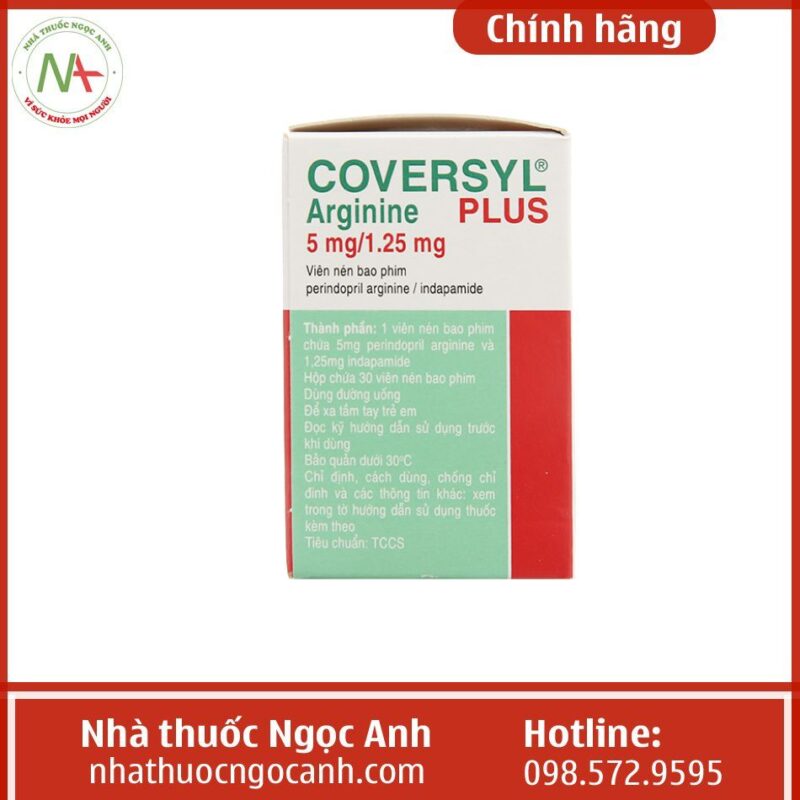 Thuốc Coversyl Plus Arginine 5mg/1.25mg giá bao nhiêu, mua ở đâu
