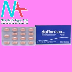 Thuốc Daflon 500mg chữa bệnh gì? Tác dụng, liều dùng, giá bao nhiêu?
