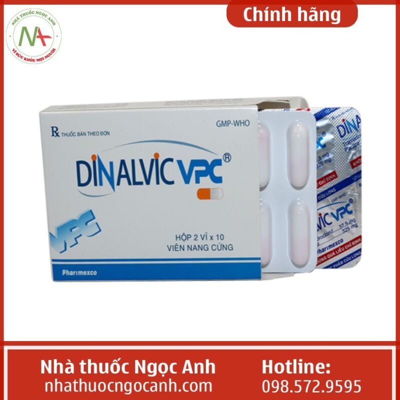 Thuốc DinalvicI VPC: Công dụng, liều dùng, lưu ý tác dụng phụ,