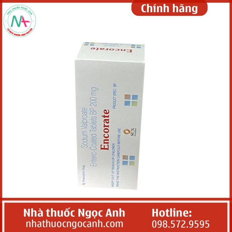 Thuốc Encorate 200 mg là thuốc gì, tác dụng phụ, giá bao nhiêu, mua ở đâu