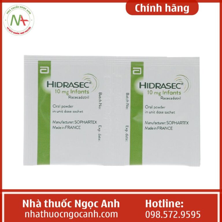 Thuốc Hidrasec 10mg Infants cách pha, giá bao nhiêu, mua ở đâu?
