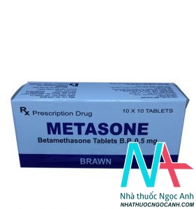 Thuốc Metasone 0,5mg: Công dụng, liều dùng, lưu ý tác dụng phụ, giá bán