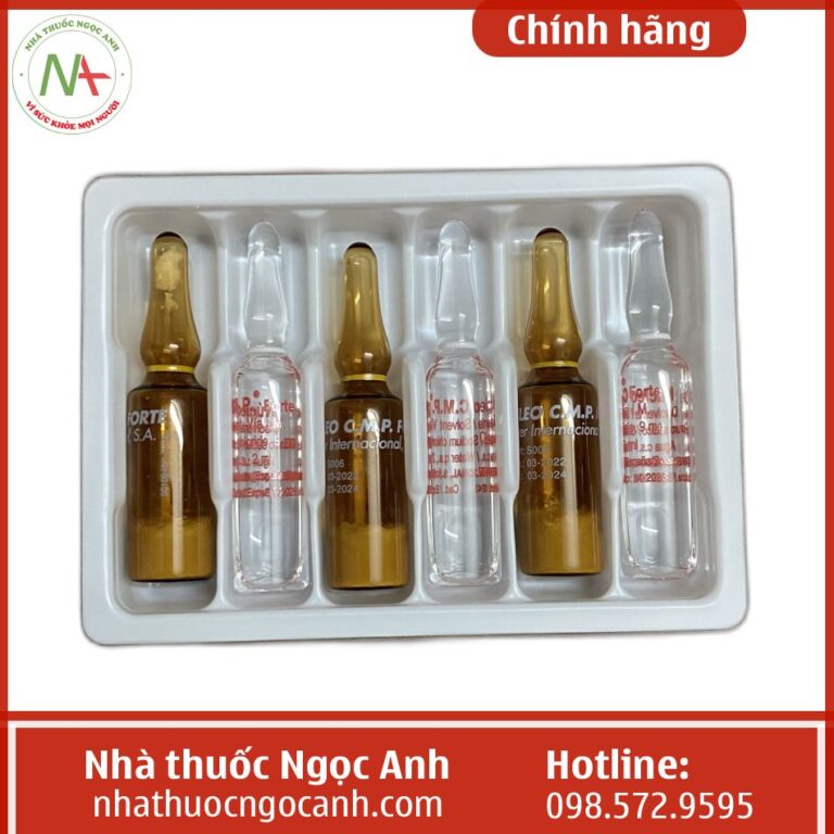 Thuốc Nucleo CMP Forte (bột pha tiêm): Công dụng, liều dùng, tác dụng phụ