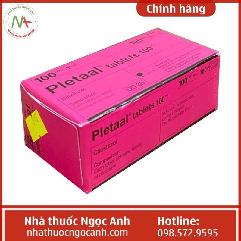 Thuốc Pletaal tablets 100mg là thuốc gì, giá bao nhiêu, mua ở đâu