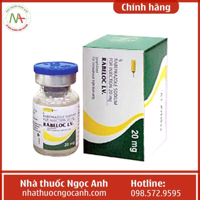 Thuốc tiêm Rabeloc I.V 20mg lọ là thuốc gì, giá bao nhiêu, mua ở đâu