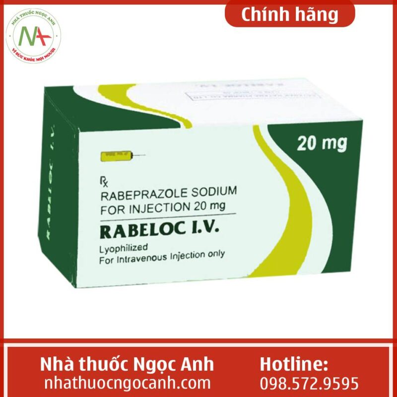 Thuốc tiêm Rabeloc I.V 20mg lọ là thuốc gì, giá bao nhiêu, mua ở đâu