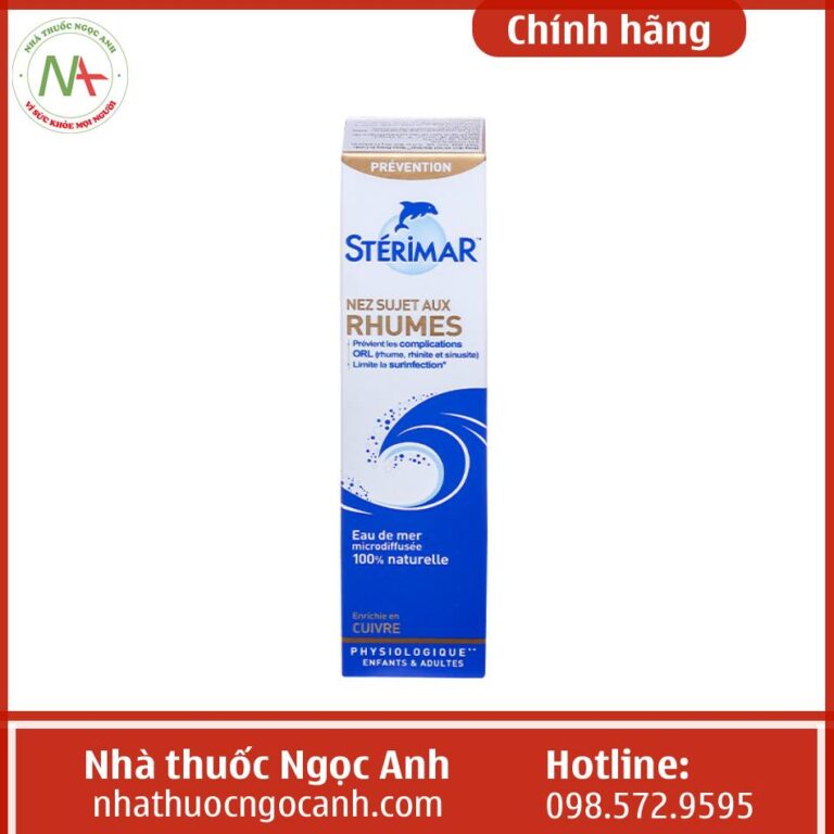 Sterimar Nose Prone to Colds là thuốc gì, giá bao nhiêu, mua ở đâu
