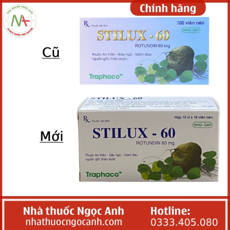 Thuốc ngủ Stilux - 60 cách dùng, liều dùng, giá bao nhiêu, mua ở đâu