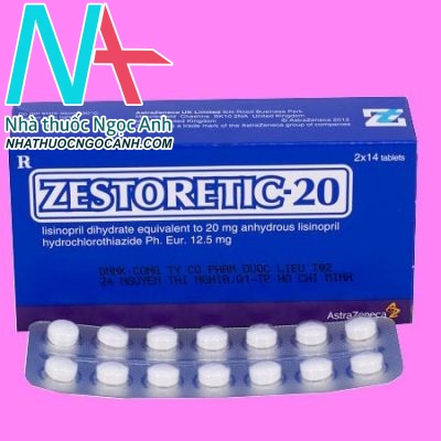 Thuốc Zestoretic 20mg: Công dụng, liều dùng, lưu ý, tác dụng phụ, giá bán
