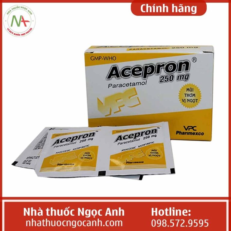Thuốc Acepron 250mg Paracetamol là thuốc gì, giá bao nhiêu, mua ở đâu