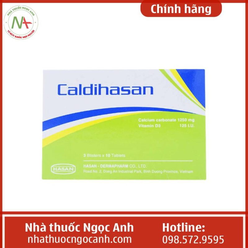 Thuốc Caldihasan 1250mg là thuốc gì, giá bao nhiêu, mua ở đâu?
