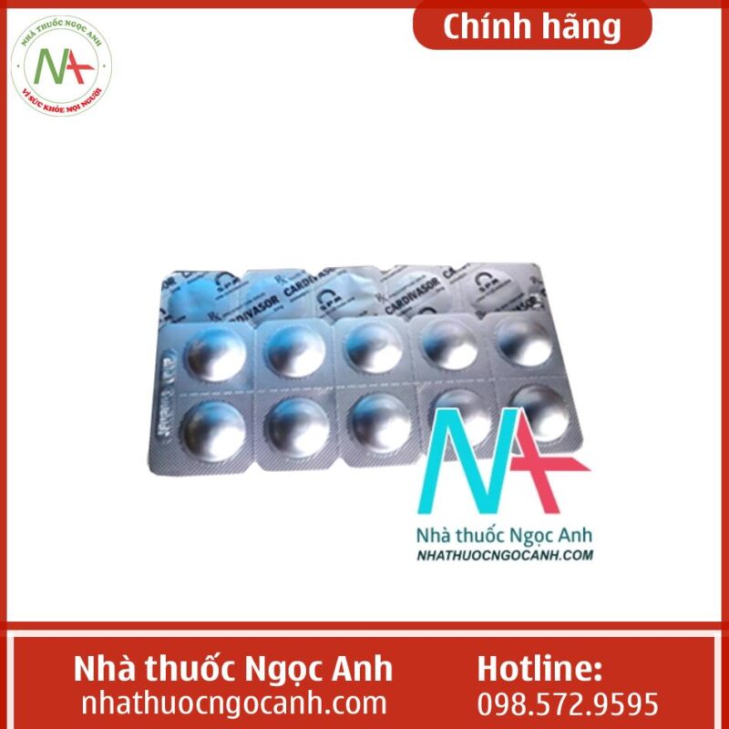 Thuốc Cardivasor 5mg: Công dụng, liều dùng, lưu ý , giá bán