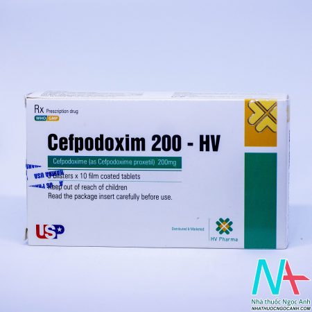 Thuốc Cefpodoxim 200: Công dụng, liều dùng, lưu ý tác dụng phụ, giá bán