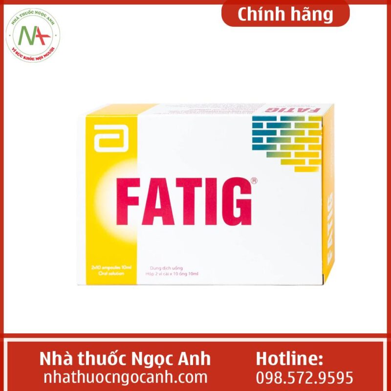 Thuốc Fatig có tác dụng gì, cách dùng, giá bao nhiêu tiền, mua ở đâu