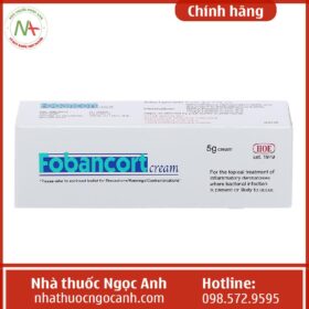 Thuốc Fobancort Cream 5g là thuốc gì, giá bao nhiêu, mua ở đâu?