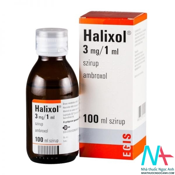 Thuốc Siro Halixol: Công dụng, liều dùng, lưu ý tác dụng phụ, giá bán