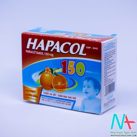 Thuốc HAPACOL 150 Flu có tác dụng giảm đau, hạ sốt, sổ mũi