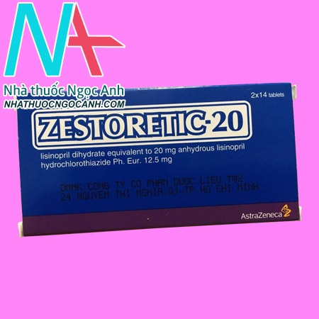 Thuốc Zestoretic 20mg: Công dụng, liều dùng, lưu ý, tác dụng phụ, giá bán