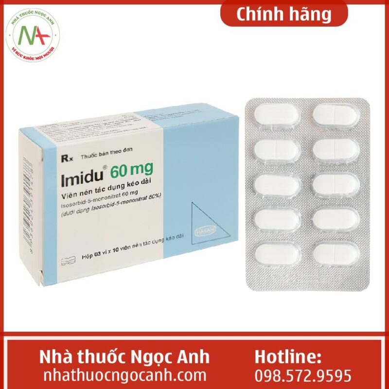 Thuốc Imidu 60mg chữa bệnh gì, tác dụng phụ, giá bao nhiêu, mua ở đâu