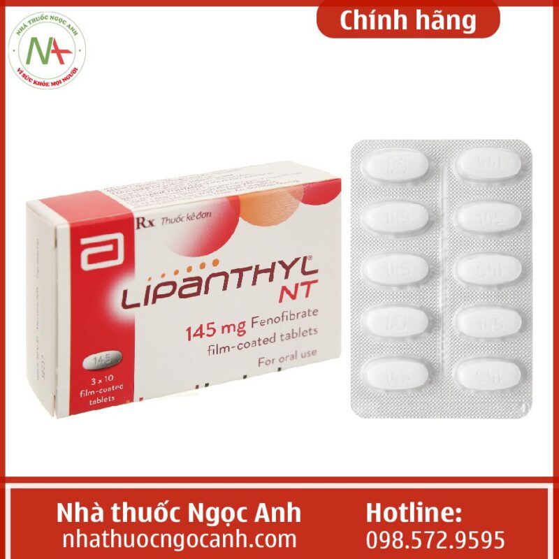 Thuốc Lipanthyl NT 145 mg là thuốc gì, giá bao nhiêu, mua ở đâu?
