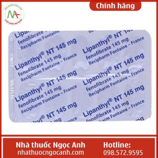 Thuốc Lipanthyl NT 145 mg là thuốc gì, giá bao nhiêu, mua ở đâu?