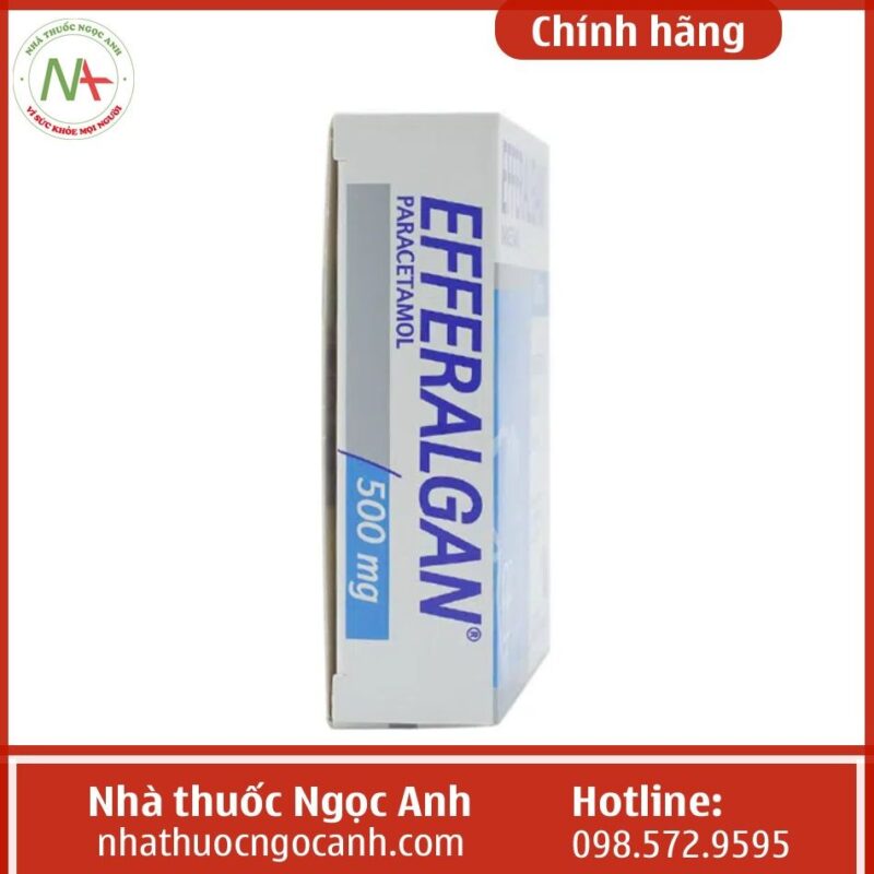 Thuốc Efferalgan 500 mg viên sủi có tác dụng gì, giá bao nhiêu, mua ở đâu