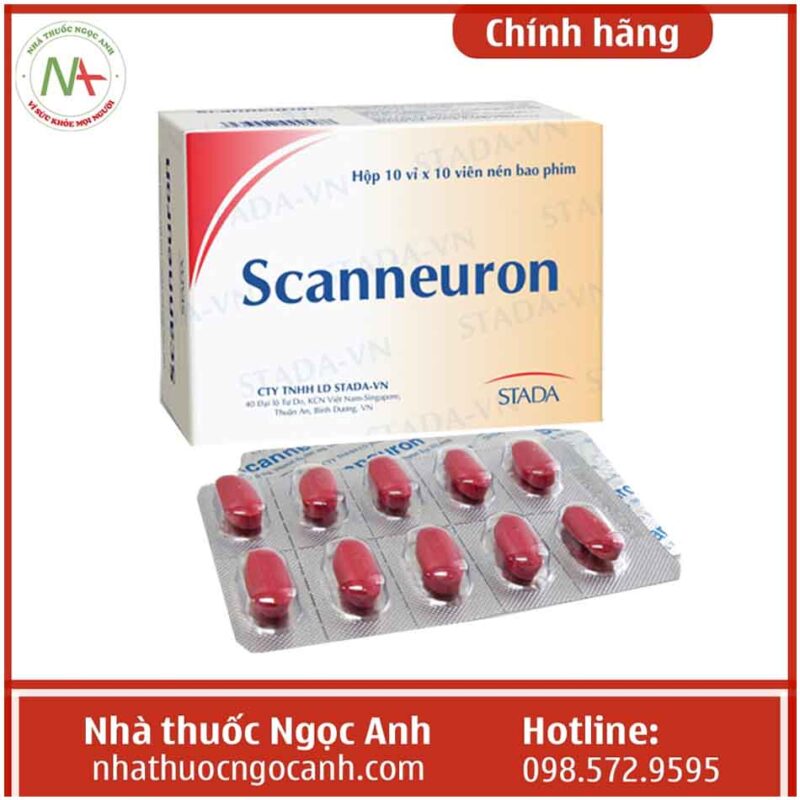Thuốc Scanneuron: Công dụng, liều dùng, tác dụng phụ, giá bán