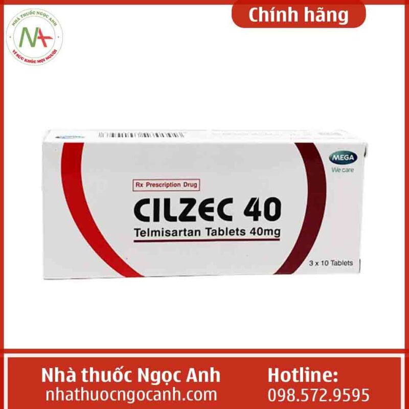 Thuốc Cilzec 40 là thuốc gì, có tác dụng gì, giá bao nhiêu, mua ở đâu