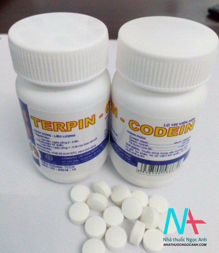 Thuốc Terpin Codein: Công dụng, liều dùng, lưu ý tác dụng phụ, giá bán