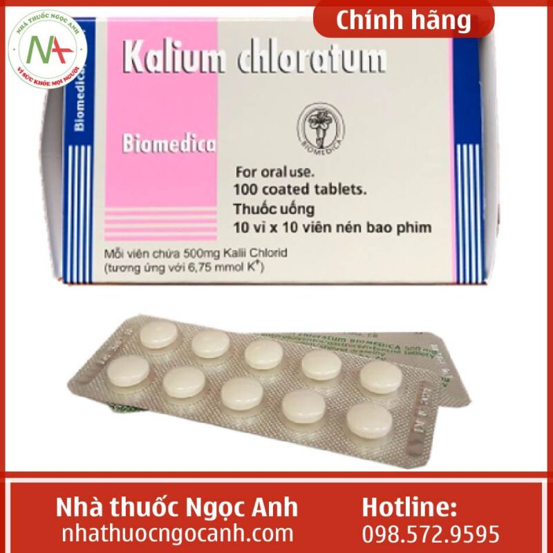Thuốc Kalium Chloratum có tác dụng gì, mua ở đâu, giá bao nhiêu?