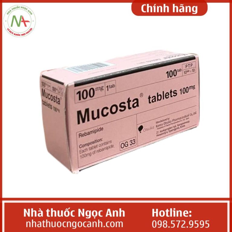 Thuốc Mucosta Tablets 100mg là thuốc gì, mua ở đâu, giá bao nhiêu