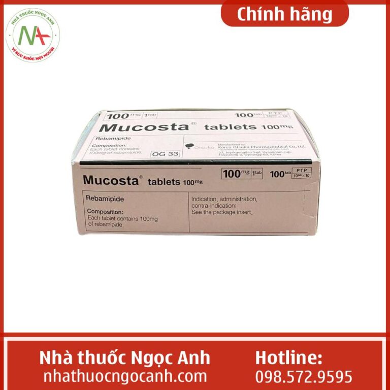 Thuốc Mucosta Tablets 100mg là thuốc gì, mua ở đâu, giá bao nhiêu