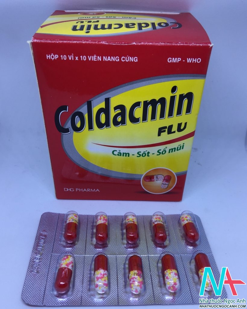 Thuốc Coldacmin: Công dụng, liều dùng, lưu ý tác dụng phụ, giá bán