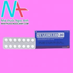 Thuốc Zestoretic 20mg: Công dụng, liều dùng, lưu ý, tác dụng phụ, giá bán