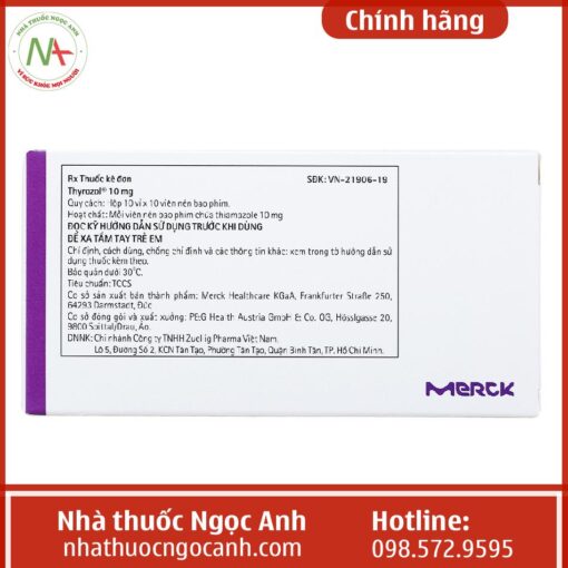 Thuốc Thyrozol 10mg uống trước ăn hay sau ăn, giá bao nhiêu, mua ở đâu