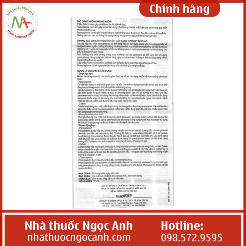 Thuốc Tuspi (viên nén sủi bọt): Công dụng, liều dùng, giá bán